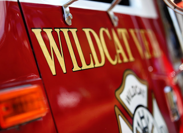 the rhinestone squirrel: Wildcat Fire Station Rises From Ashes