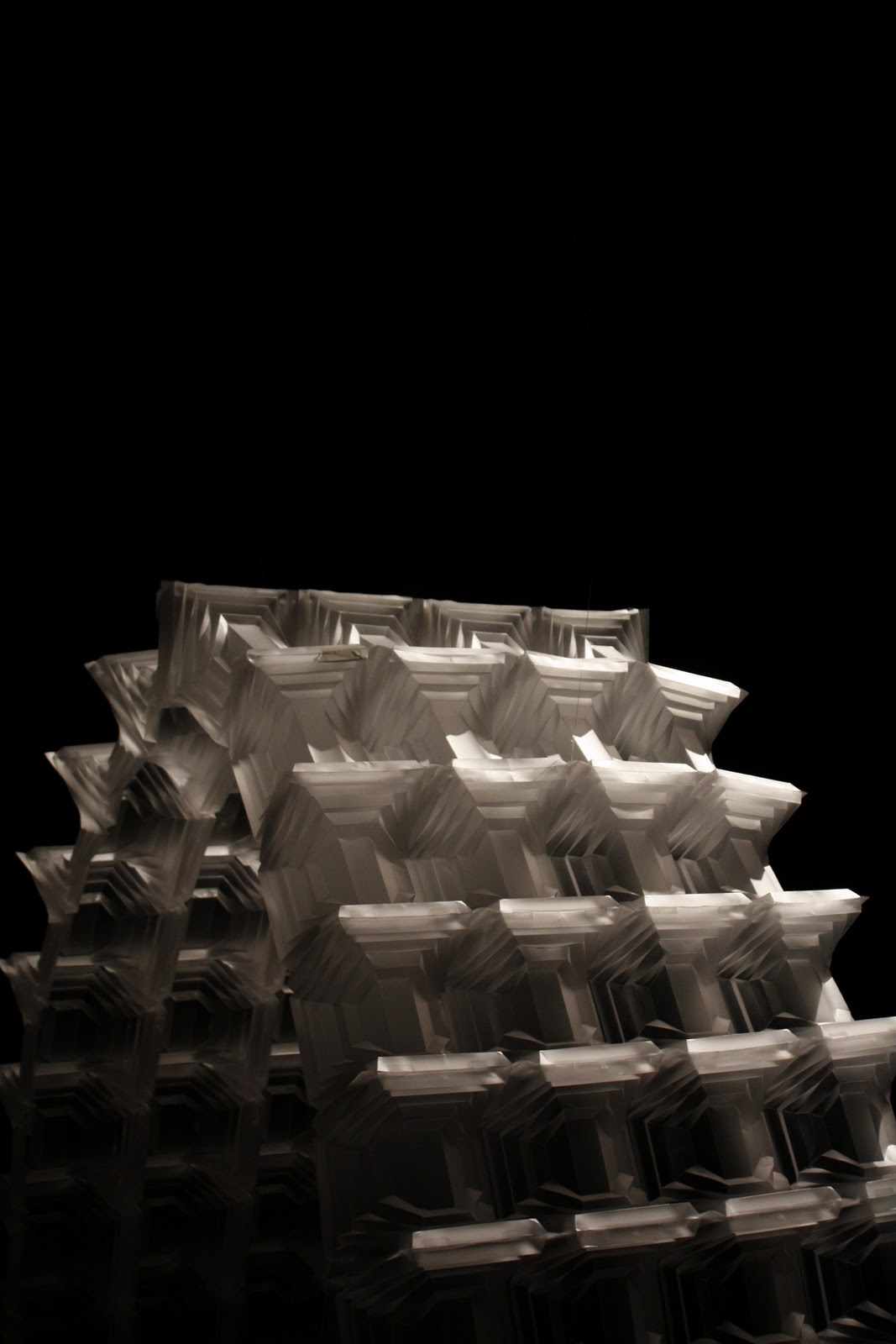 Digital Fabrication: Parallel Pleated Origami Arch - Mathew Schwartz