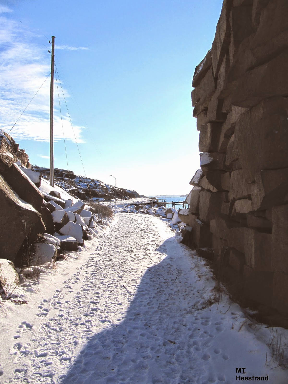 Det mysiga Heestrand/Hamburgsund- En pärla i Bohuslän: Nu kom vintern ...