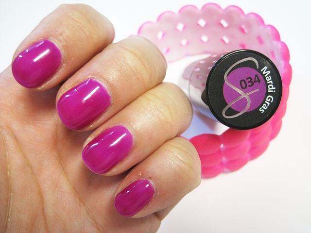 Lakier hybrydowy Semilac - 034 Mardi Gras - czy to fiolet, czy to róż ...