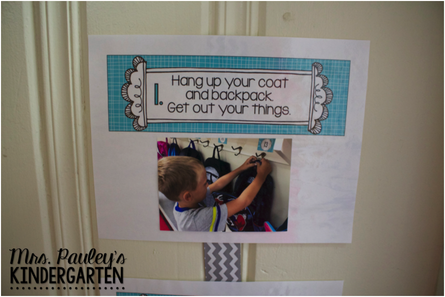 Bright Idea for Morning Procedures - Mrs. Pauley's Kindergarten