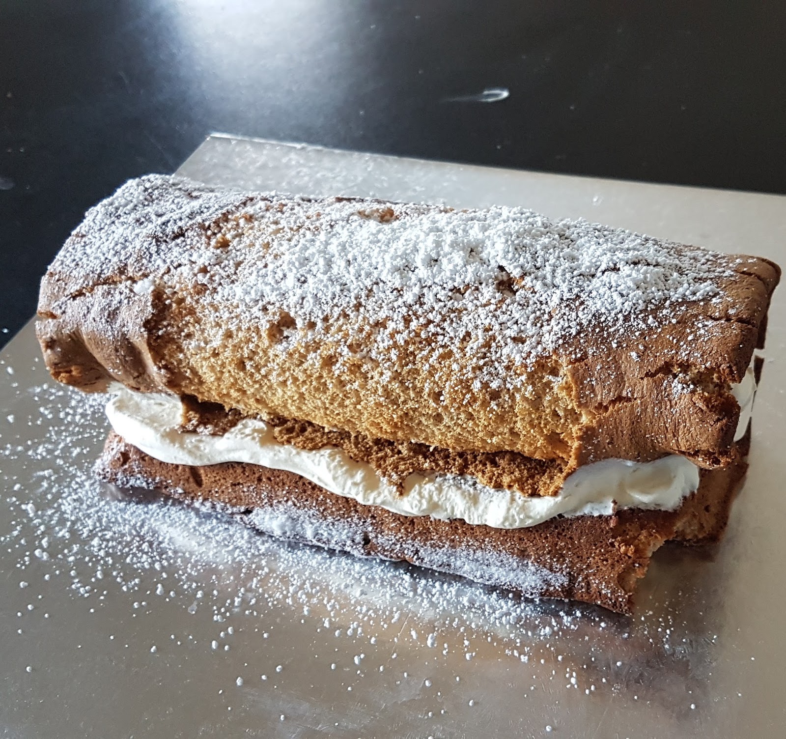 The Intrepid Reader and Baker: Weekend Cooking: Honey Sponge Roll