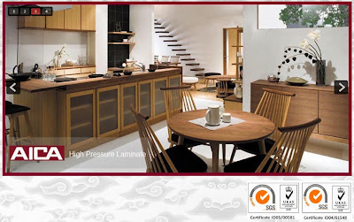 Diva Metal Kitchen Anti Rayap BerGaransi : AICA HPL