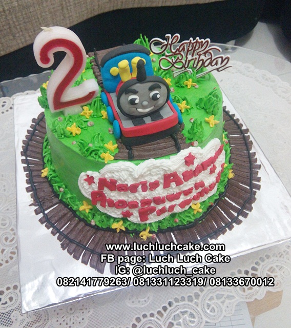 Luch Luch Cake: Kue Tart Ulang Tahun Kereta Thomas