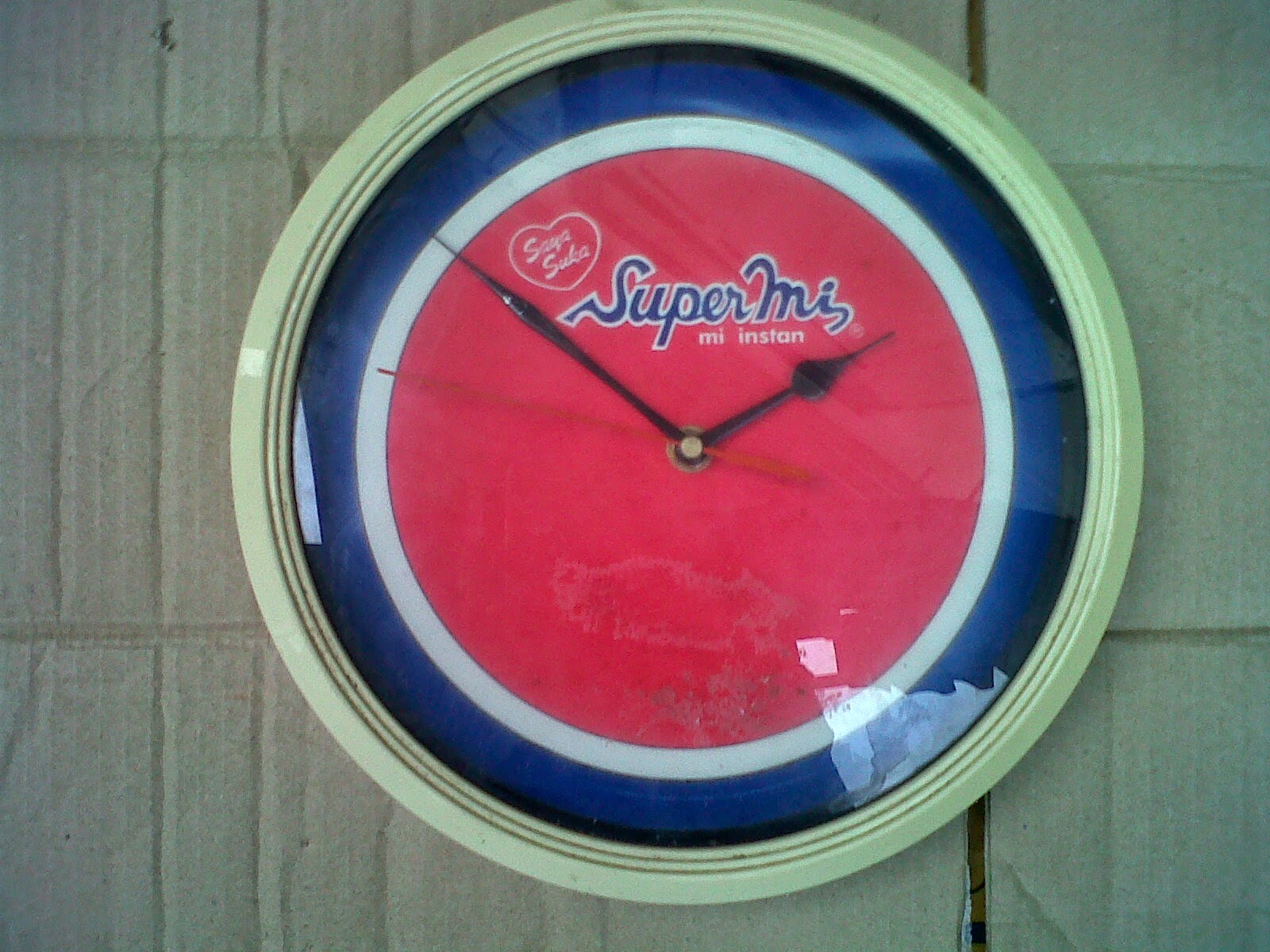 Dolanan Klithikan: Jam Dinding Iklan SuperMi