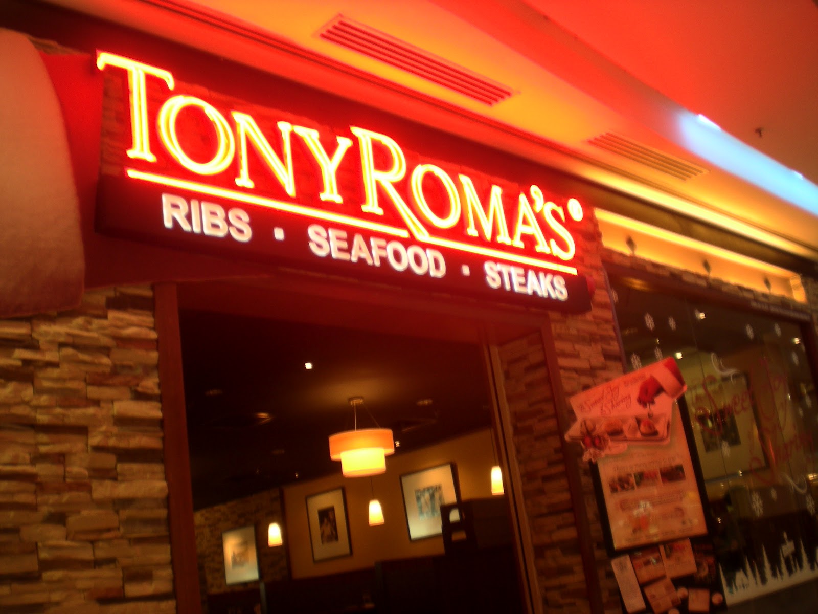 ºღஐ Empress Blog Couture ஐღº: Tony Roma's, Pavilion KL