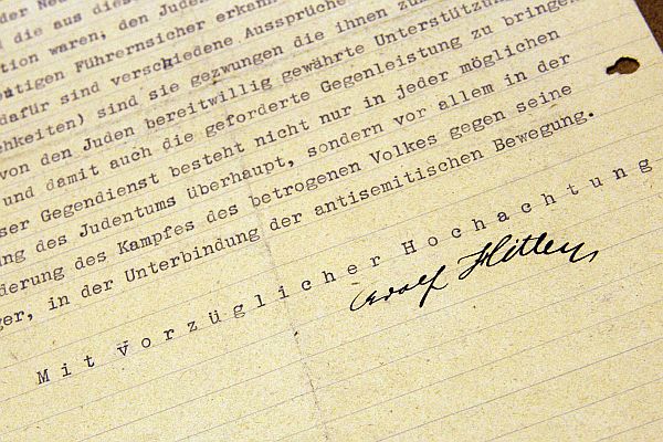 Secular Perspectives: The Hitler Letter – Part 1