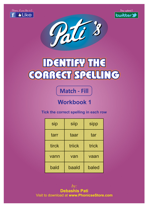 Identify The Correct Spelling Identify The Correct Spelling Workbooks identify-the-correct-spelling-identify-the-correct-spelling-workbooks