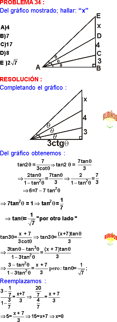 IDENTIDADES DEL ANGULO TRIPLE EJERCICIOS RESUELTOS DE TRIGONOMETRIA PDF