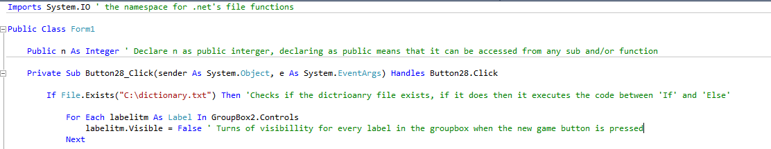 Visual Studio Tutorials: Hangman Game VB.NET
