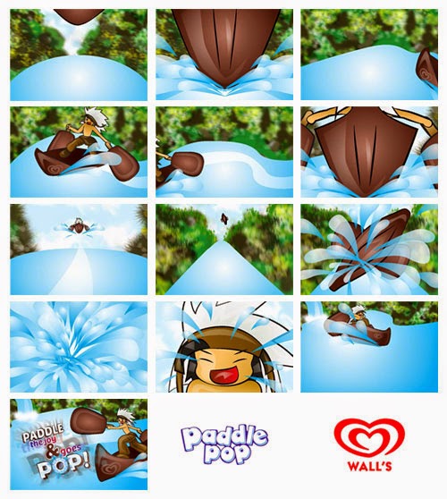 Pamz Art Ecstasy: Paddle Pop - Paddle the Joy and goes POP! (unofficial)