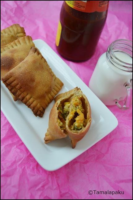 Whole Wheat Vegetable Turnovers - Ireland ~ Tamalapaku