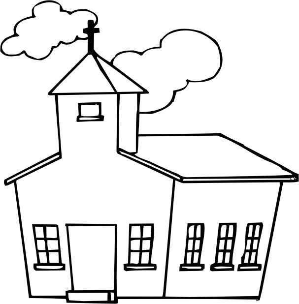 Dibujos Cristianos para colorear: Dibujo de Iglesias para colorear ...