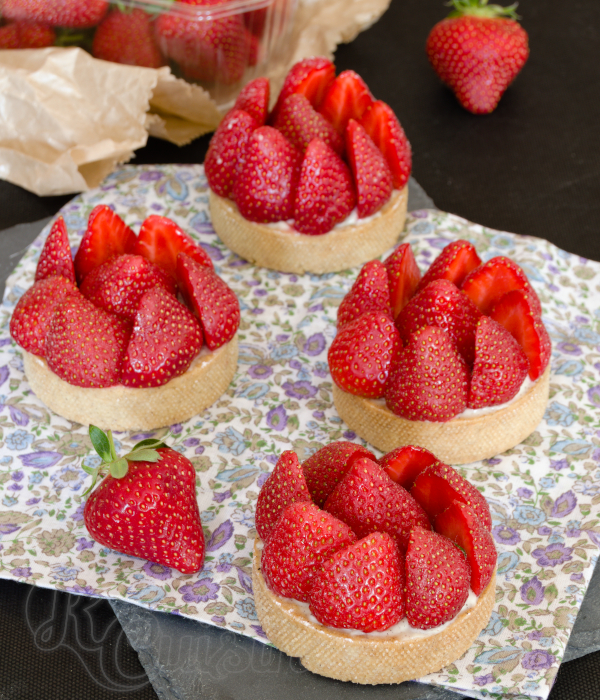 La tartelette aux fraises