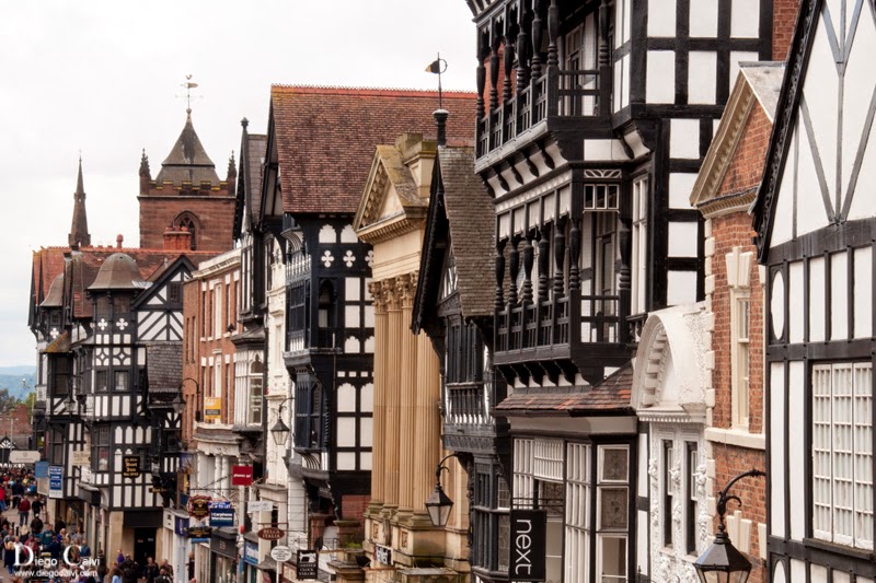 Ciudad Medieval de Chester, Inglaterra : Apuntes de viaje