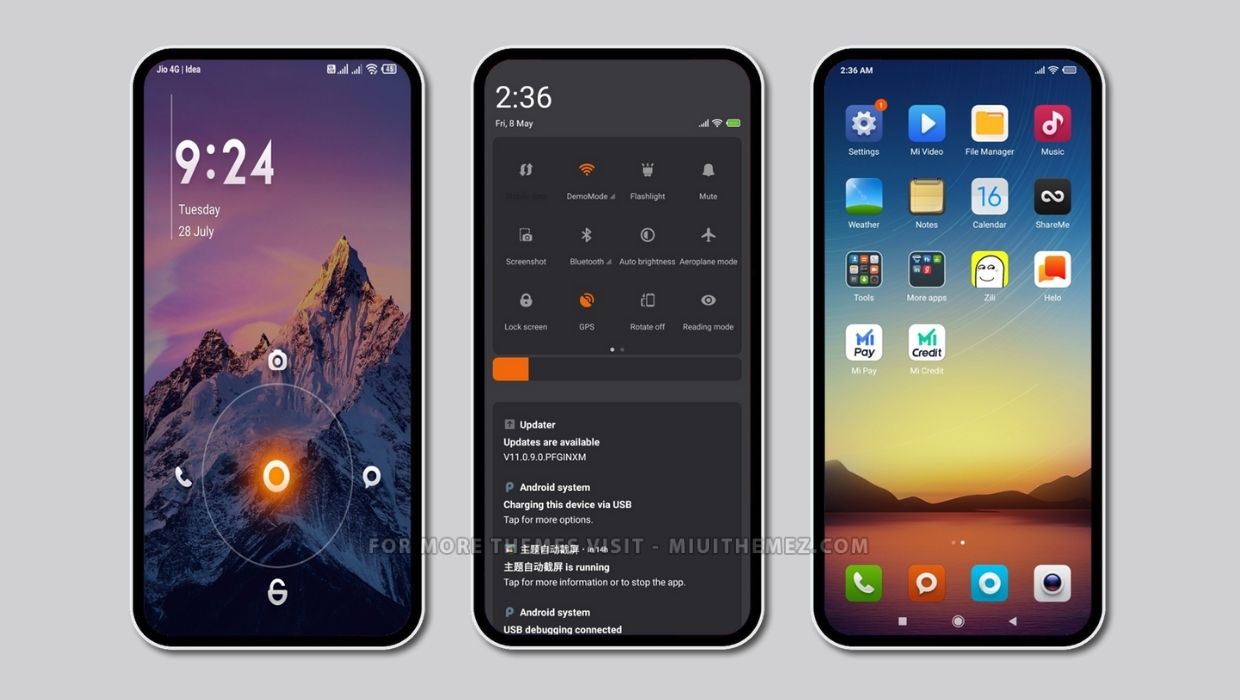 Gravity [5] MIUI Theme | A Unique Old Style Theme for Xiaomi Redmi Devices