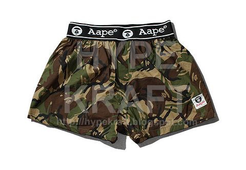 HYPEKRAFT: AAPE By A Bathing Ape Camo Boxer (Pre-Order)