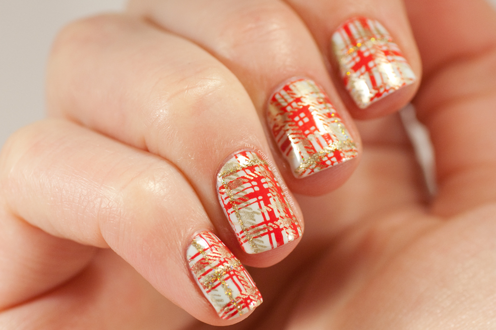 Pleated nails - May contain traces of polish