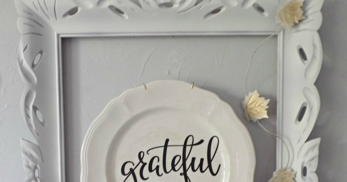 15 Minute Upcycled Vintage Plate Sign | My Thrift Store Addiction