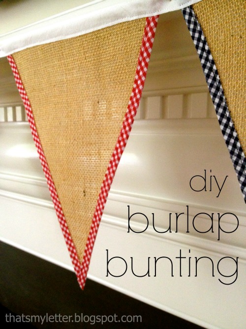 "B" is for Burlap Bunting #2 - Jaime Costiglio