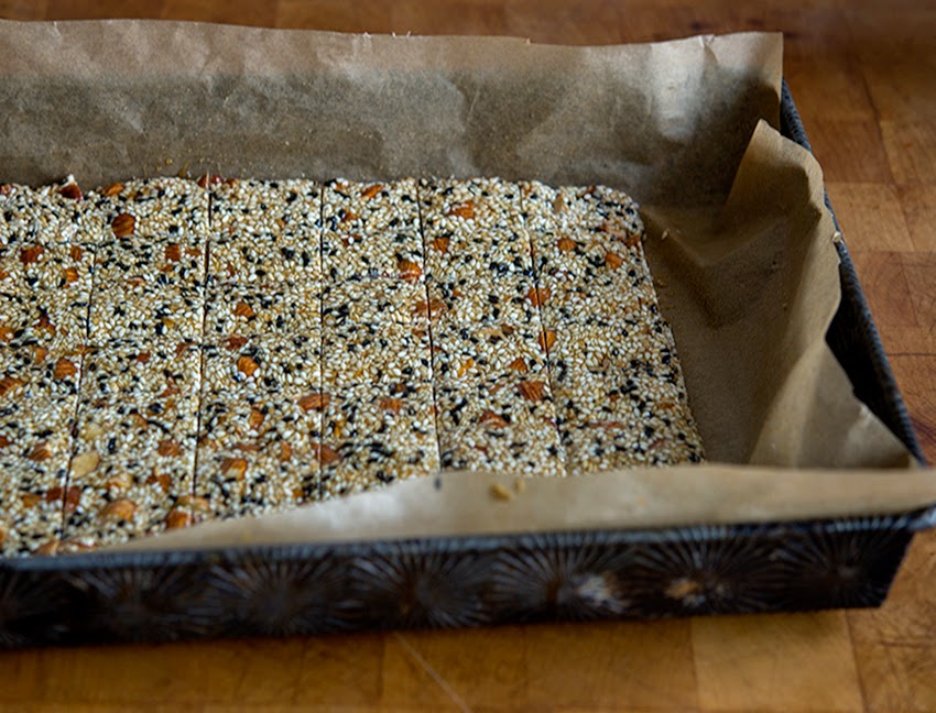 Pasteli: Greek Honey Sesame Bar - WILD GREENS & SARDINES