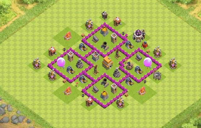 Strategi Pertahanan Base TH 6 Terbaik dan Terkuat | Strategi COC