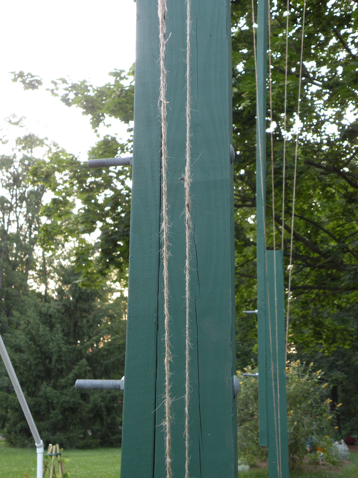 Harleysville Homestead: Hop Trellis Build Part 2