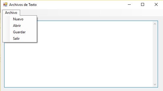 Programación C#: Archivos de Texto en Windows Form (Parte 1)