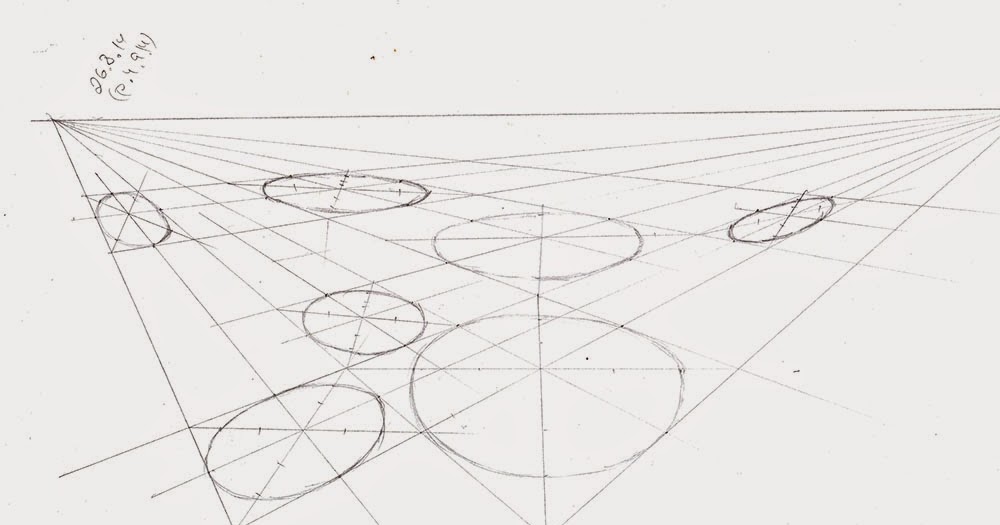 Weekly : Doodles and tuts: Drawing a circle: two point perspective