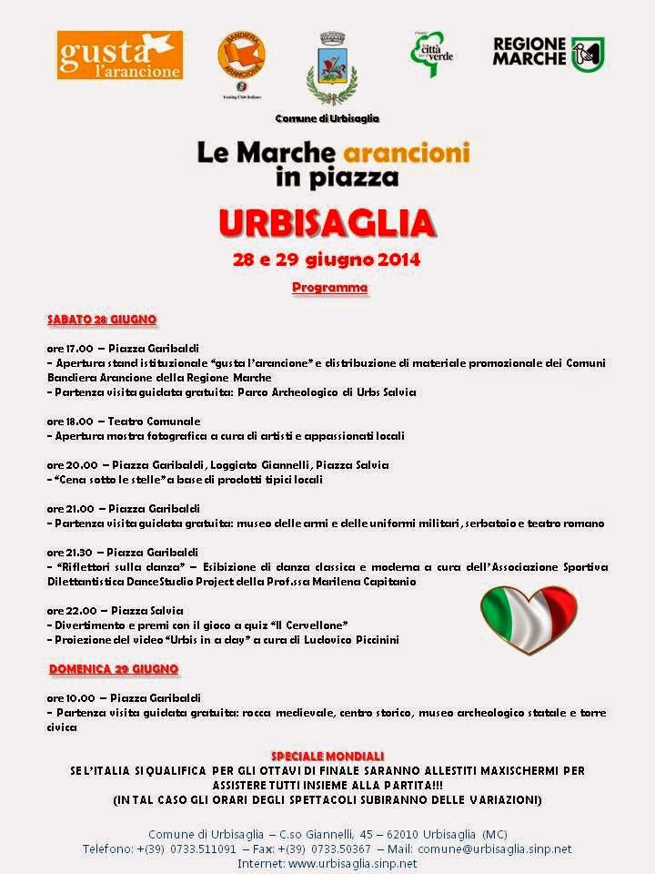 gusta l'arancione e gusta il blu