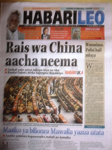 NURU THE LIGHT: HABARI LEO NEWSPAPPER FEATURING NURU THE LIGHT,GET A ...