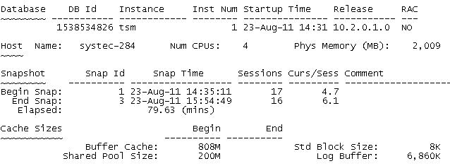 Oracle help at your desk....:-): Interpreting Statspack part-I