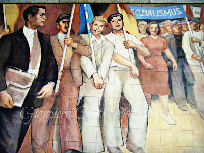 The true colors of life: Socialist mural in Berlin