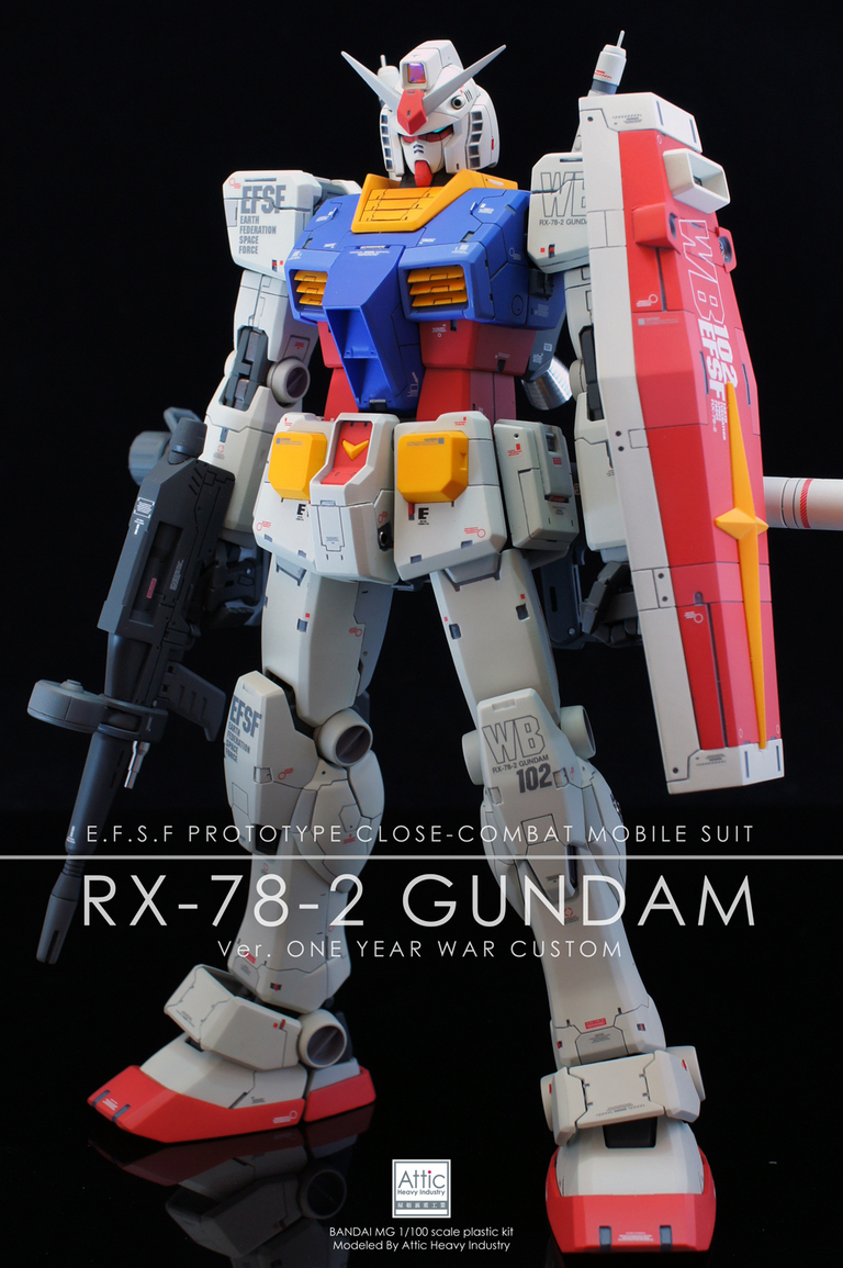 Custom Build: MG 1/100 RX-78-2 Gundam Ver. OYW