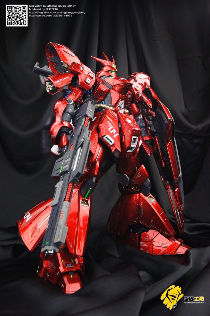 GUNDAM GUY: Neo Grade 1/60 Sazabi (Garage Kit) - Customized Build