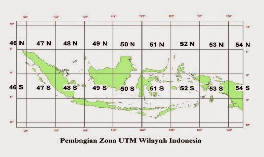 Utm Zone Indonesia Sistem Koordinat Universal Transerve Mercator (UTM ...