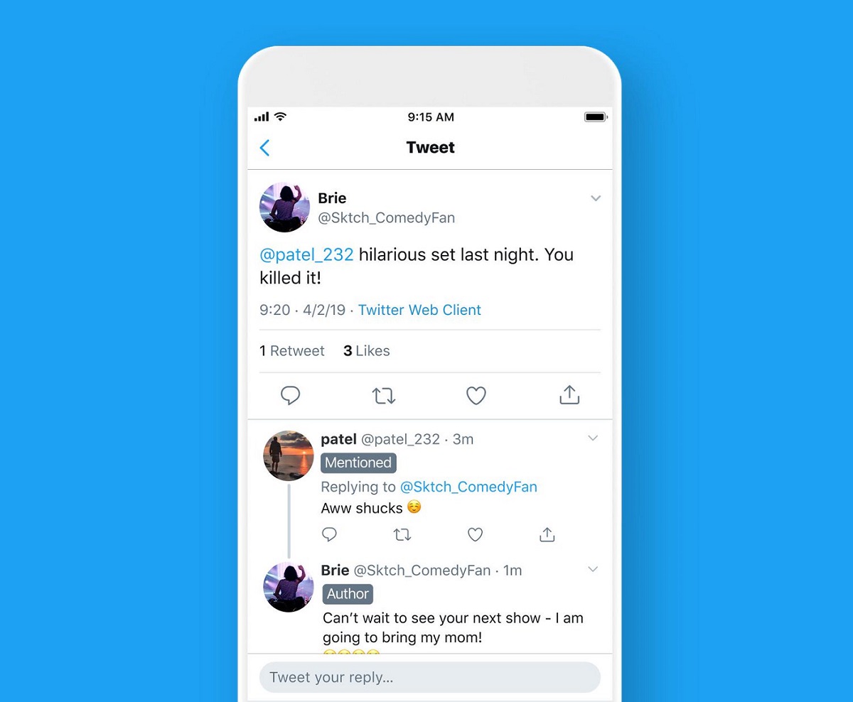 Tweet Labels are being Worked on by Twitter for Reply Threads!