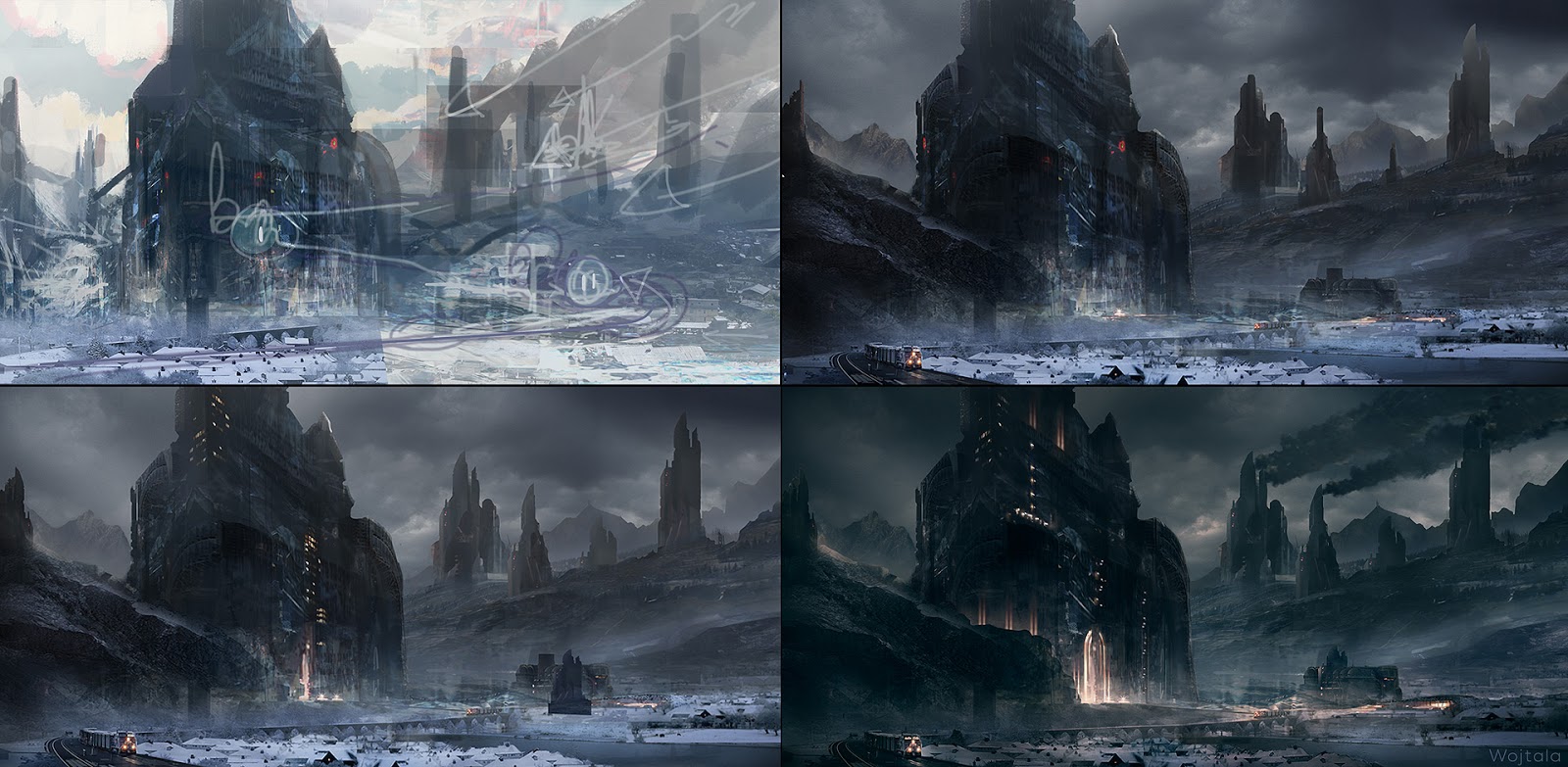 Maciej Wojtala | Concept Artist and Illustrator: Evil Fortress - Tutorial