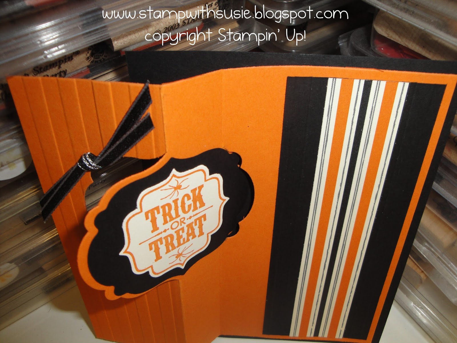 Stamp with Susie: A 'Best of Halloween' flip card!