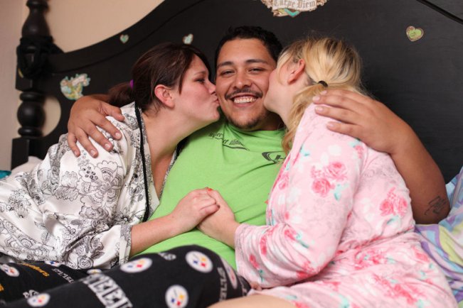 SHOCKING: white man with two wives She begged her husband to get a ...