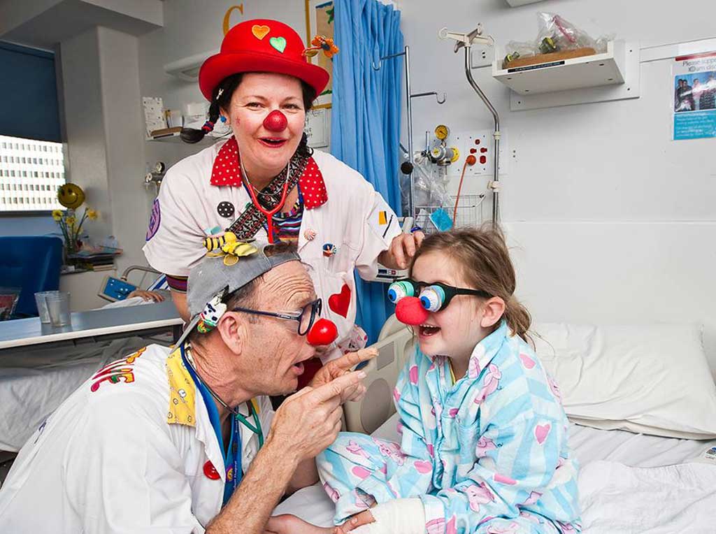 Nothing To Do With Arbroath: Clown doctors treat young hospital ...
