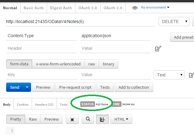 The ASP.NET MVC Club: How to send an HTTP DELETE Request to a RESTful ODataController Web API ...