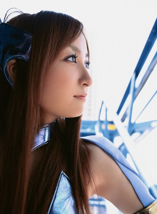 Aya Kiguchi Wearing Hero Girl Costume