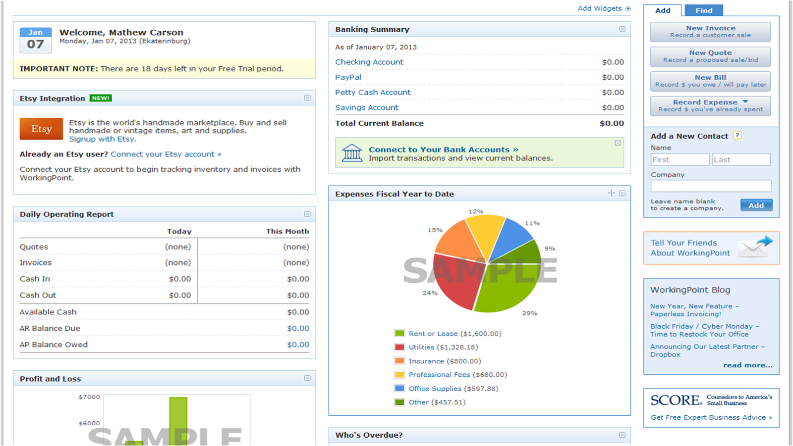 Online Accounting Software Reviews and Ranking: WorkingPoint