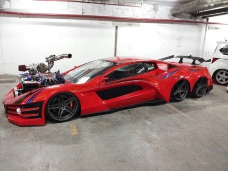 Suzuki Escudo Modified So The Sports Car That Got 6 Tires