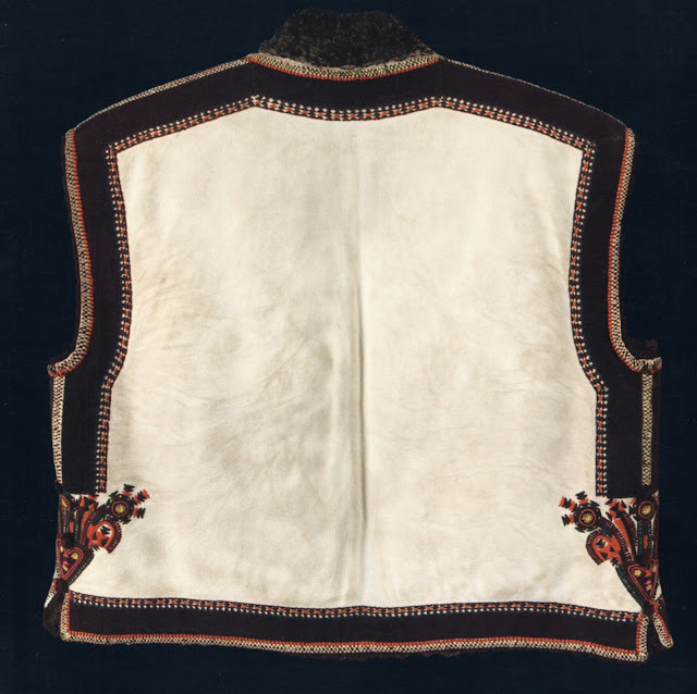 FolkCostume&Embroidery: Kyptar, Hutsul Sheepskin Vest, Hutsulshchyna ...