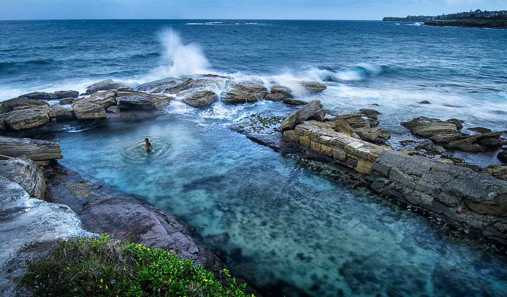 Sydney Snorkeling : Giles Bath (Coogee Rock Pool) 28th 10 2015