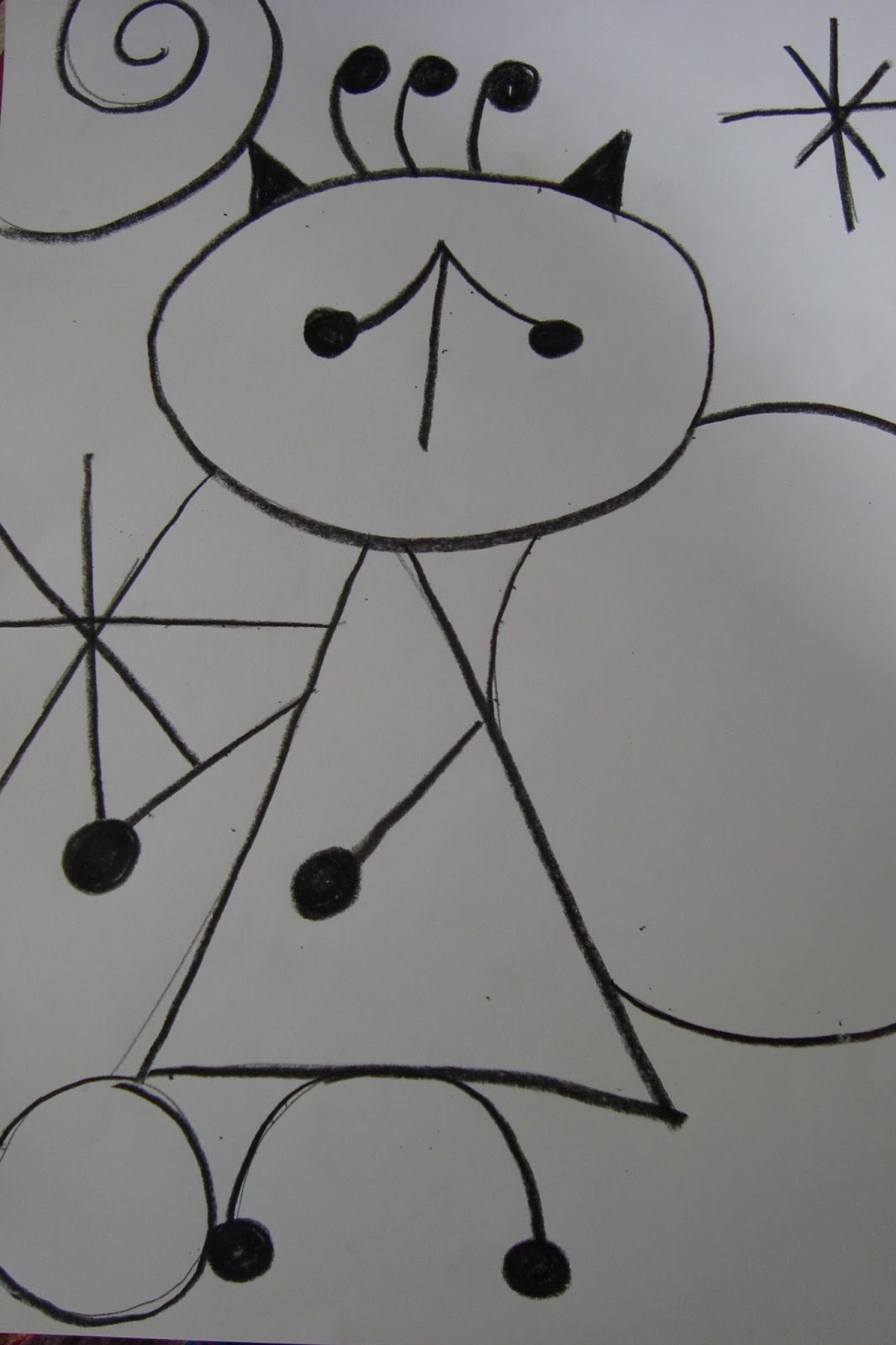 Once upon an Art Room: Miro Inspired Creatures