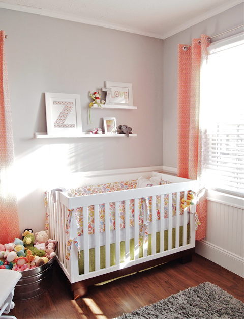 10 Cuartos de bebés en rosa y gris - Colores en Casa