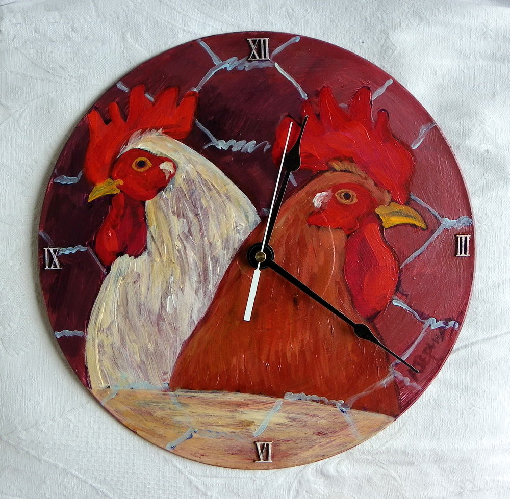 The Story of a Southern Overberg Farm: chicken clocks